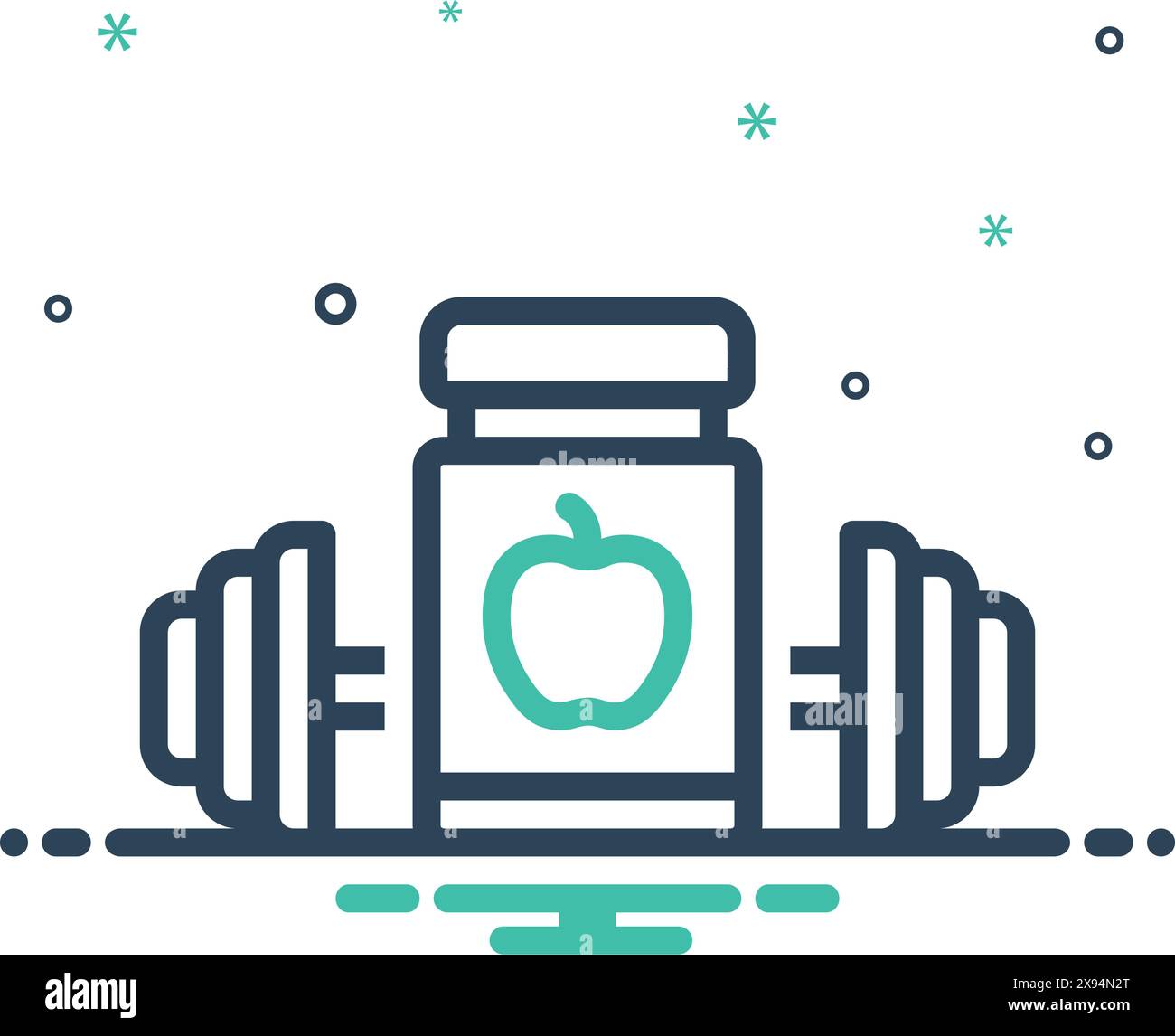 Protein shake drink Stock Vector Images - Alamy