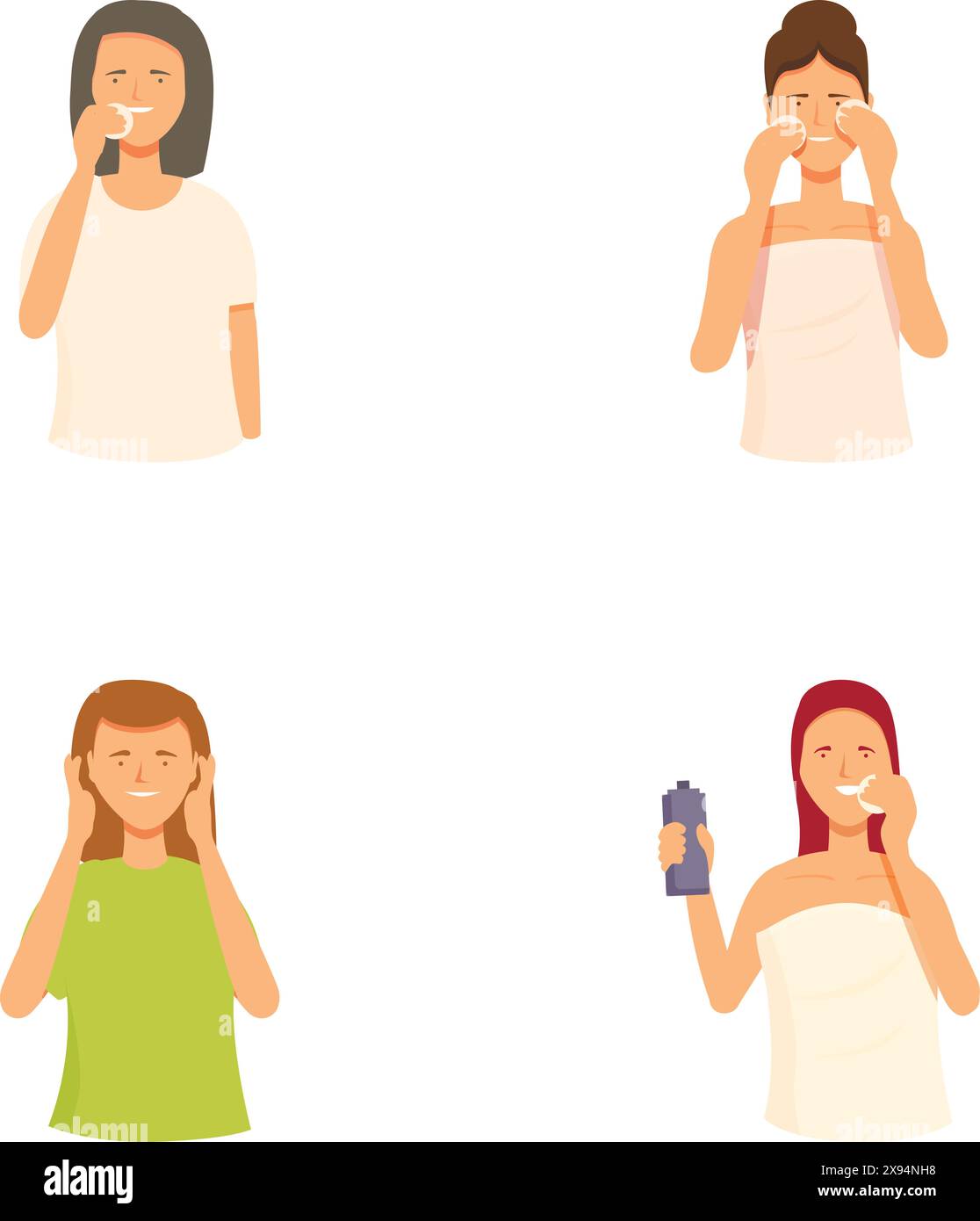 Personal hygiene in modern Stock Vector Images - Alamy