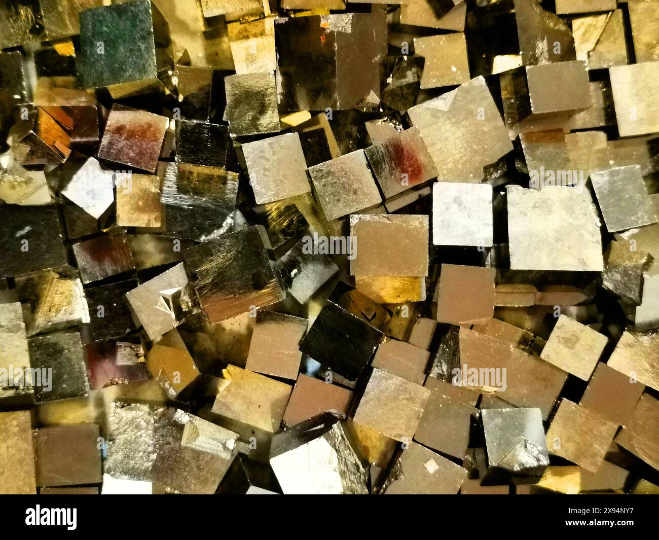 natural mineral pyrite texture as very nice background Stock Photo - Alamy