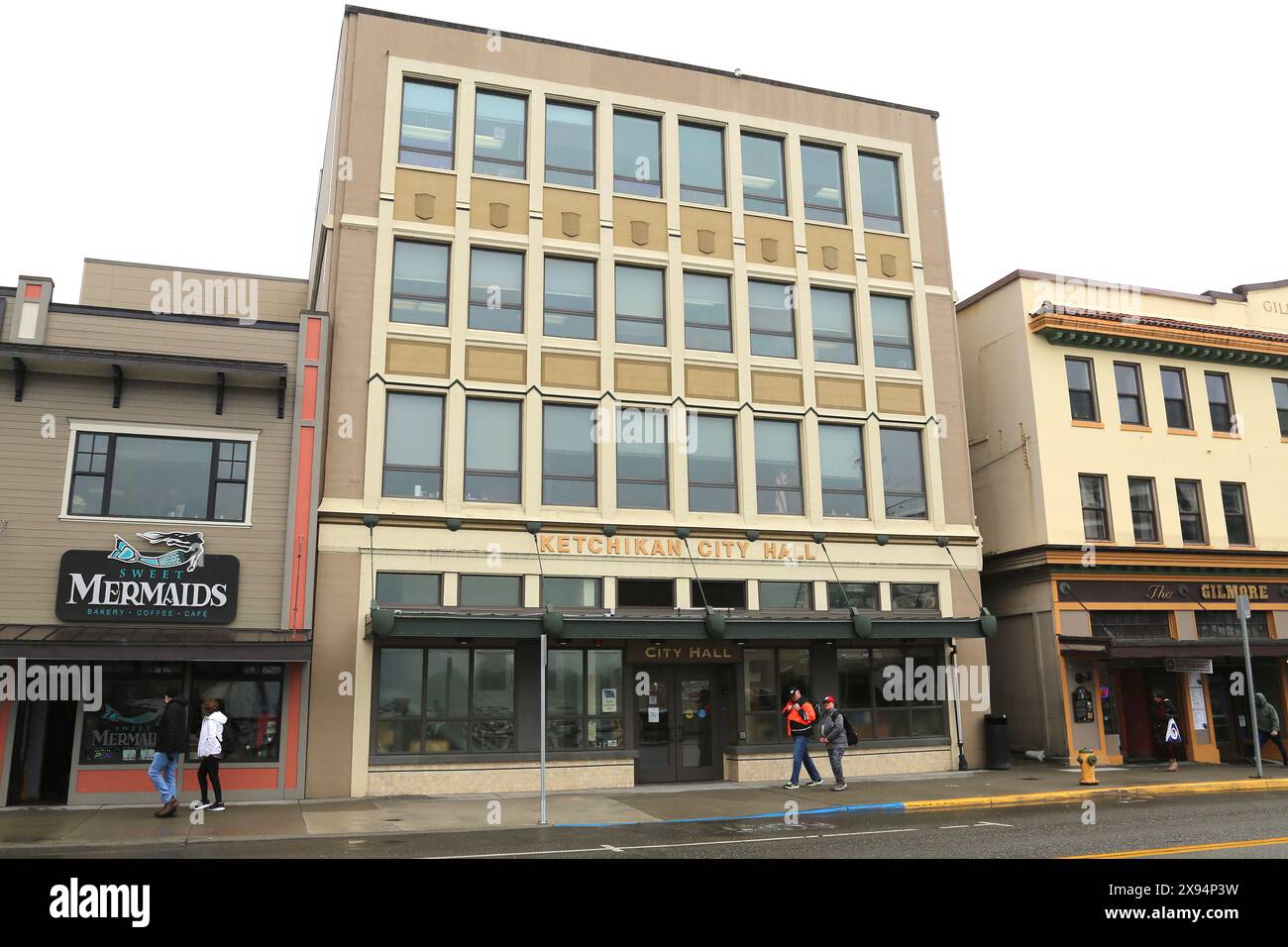 City Hall, Front Street, Ketchikan, Revillagigedo Island, Clarence ...