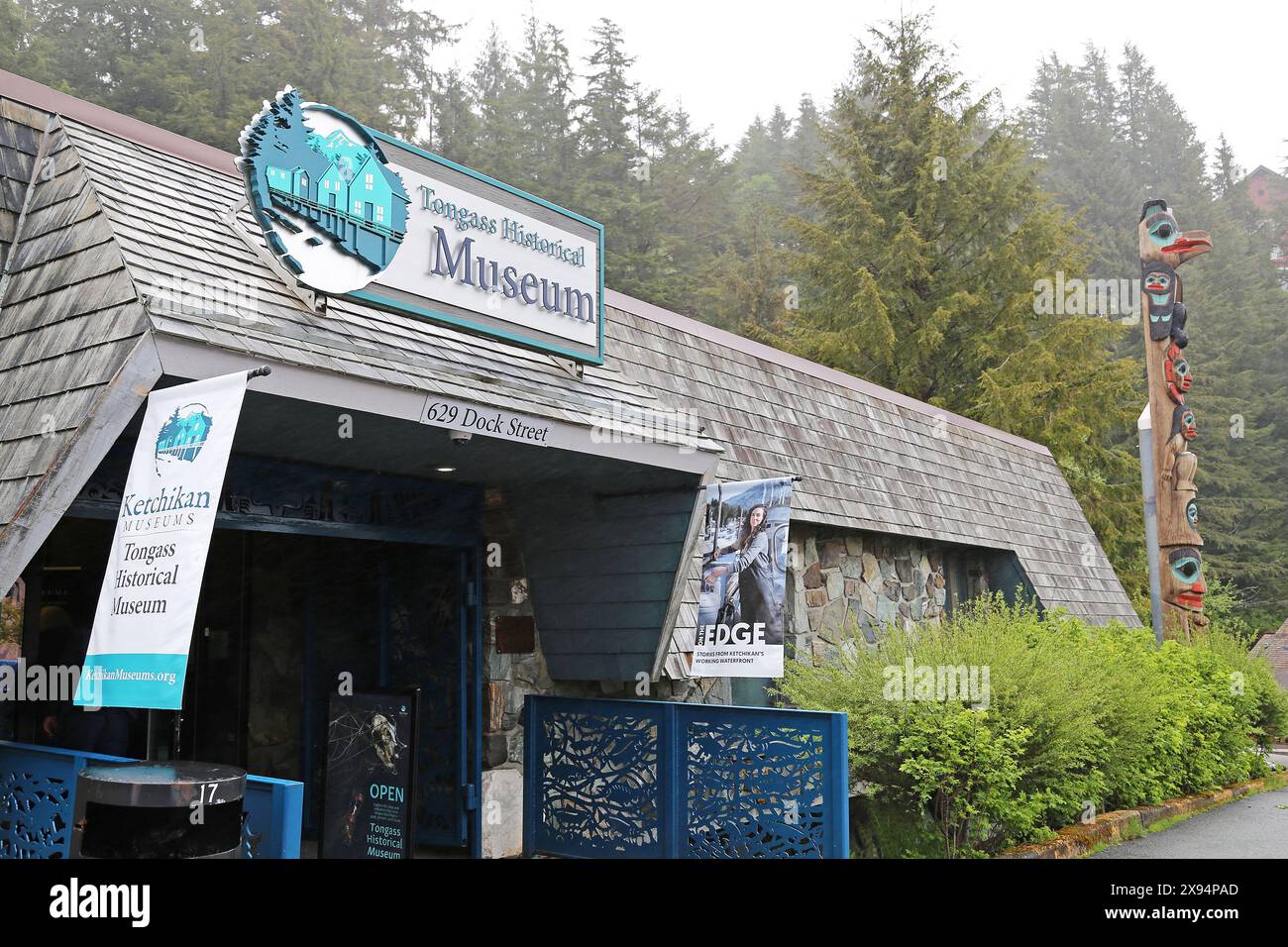 Tongass Historical Museum, Dock Street, Ketchikan, Revillagigedo Island ...