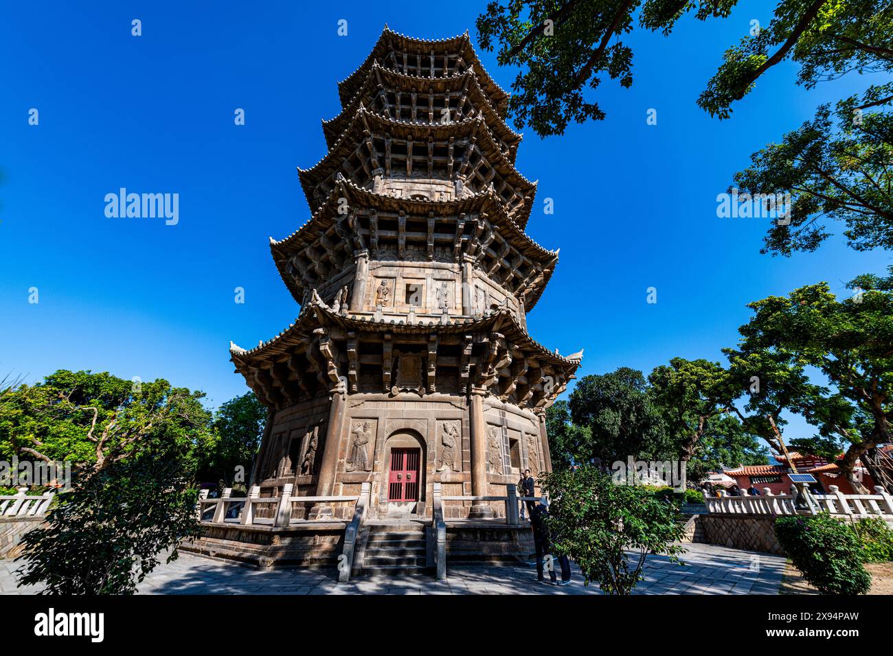 Pagoda in the Kaiyuan Temple, UNESCO World Heritage Site, Quanzhou ...