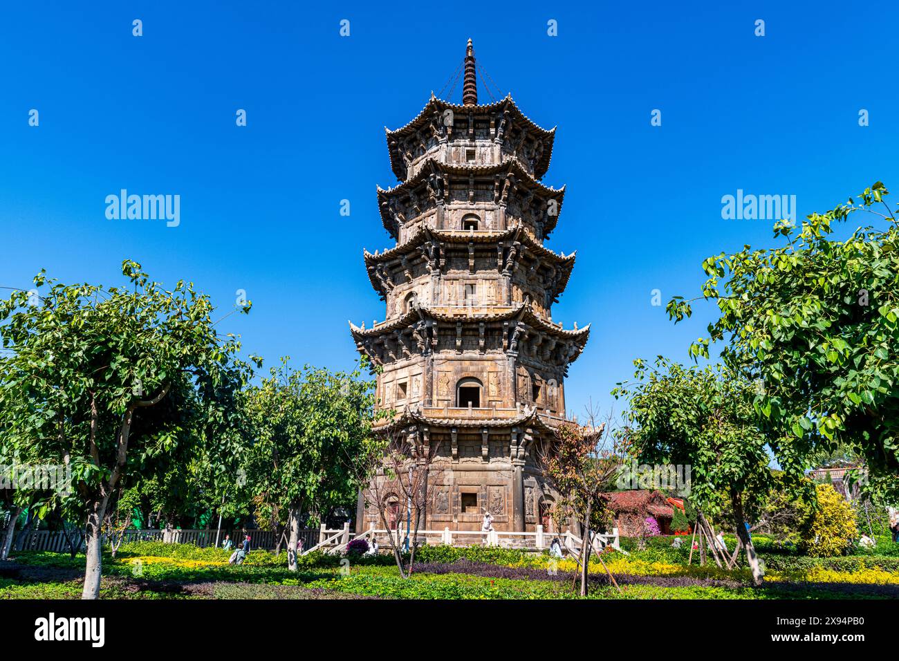 Pagoda in the Kaiyuan Temple, UNESCO World Heritage Site, Quanzhou ...