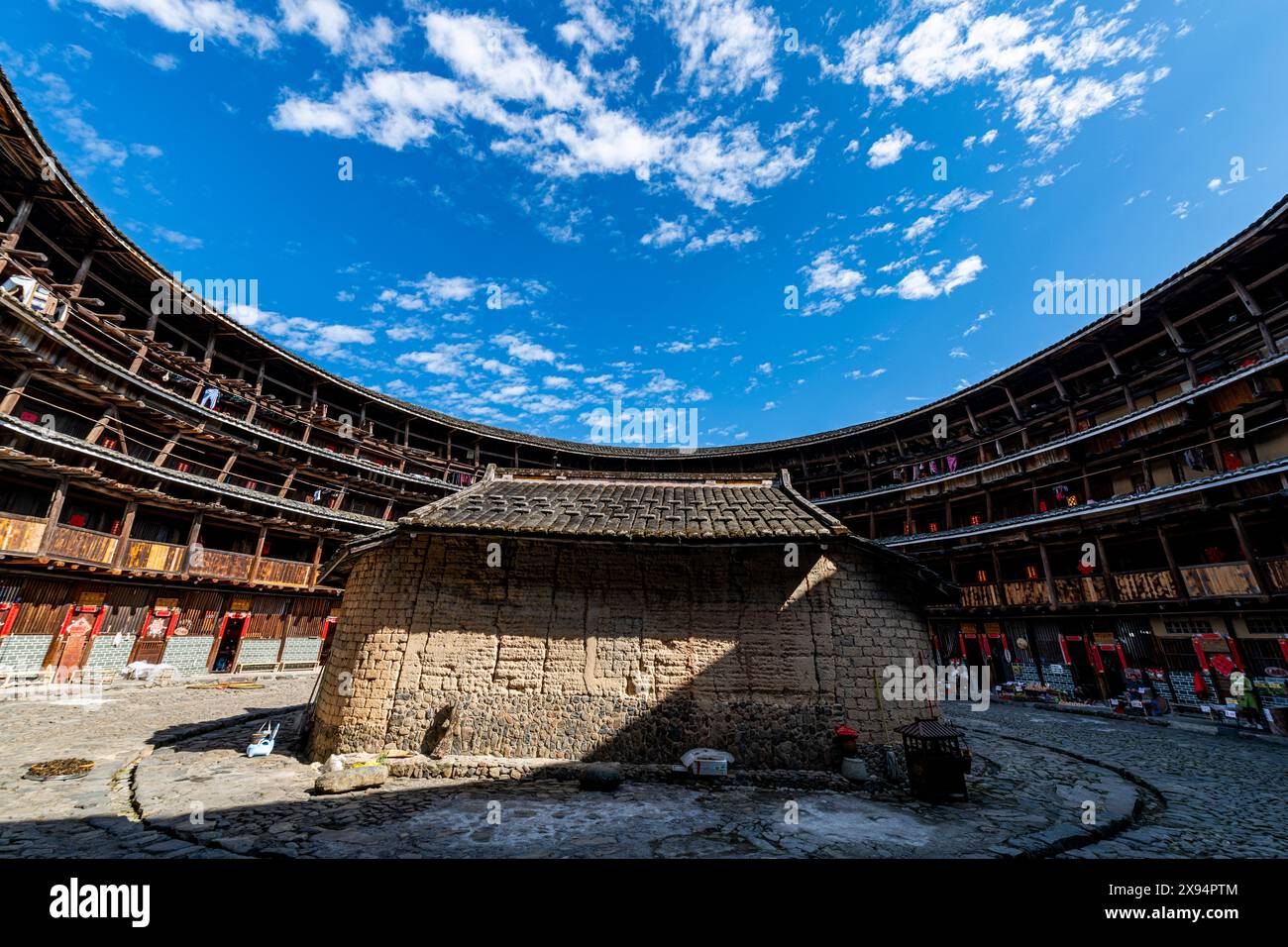Yuchang largest Fujian Tulou, rural dwelling of the Hakka, Fujian ...
