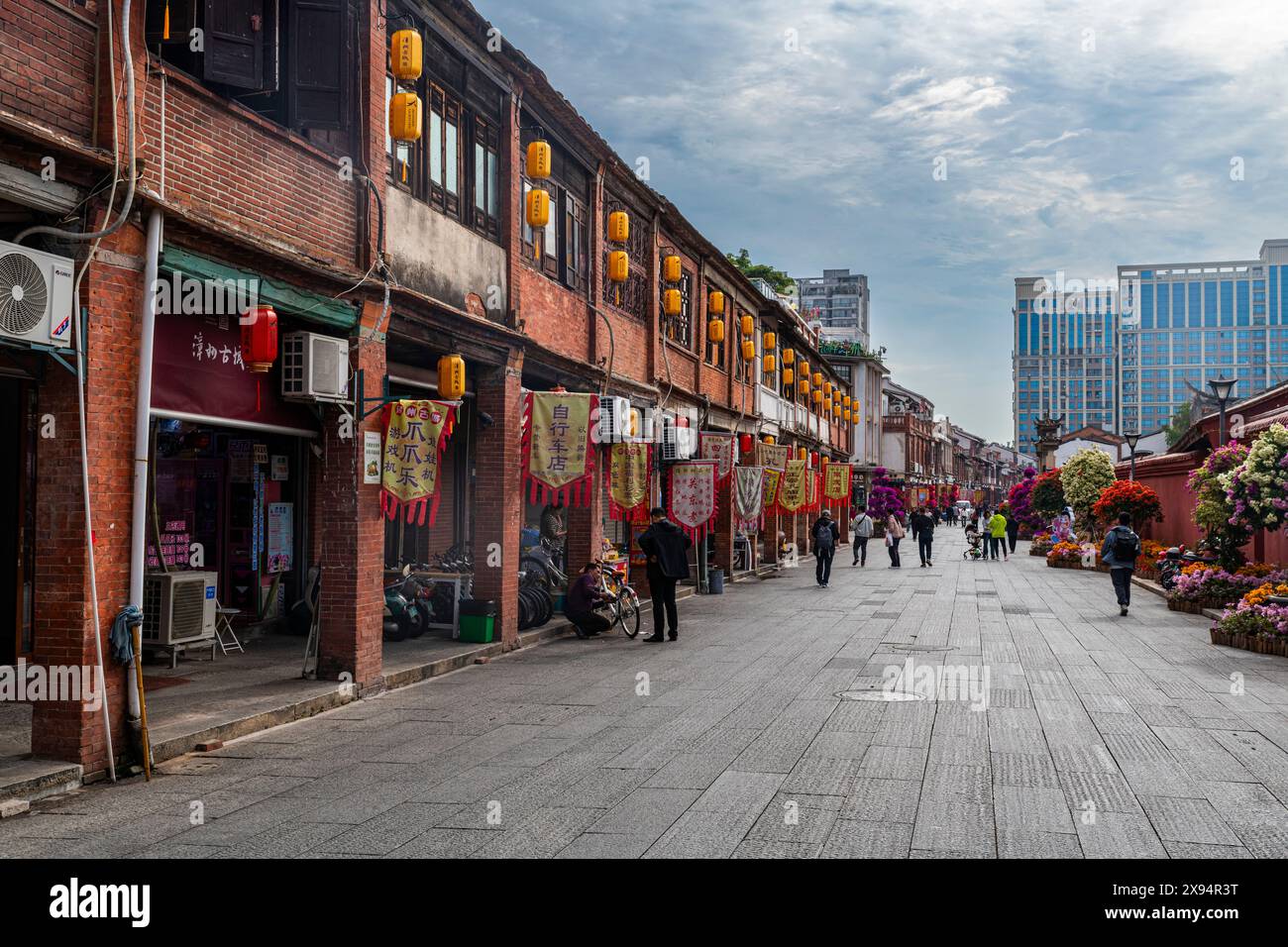 Historic center of Zhangzhou, Fujian, China, Asia Stock Photo - Alamy