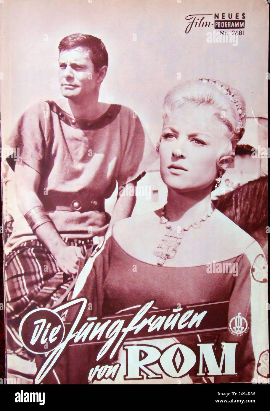 AMAZONS OF ROME 003 - Vintage German Movie Poster Stock Photo - Alamy