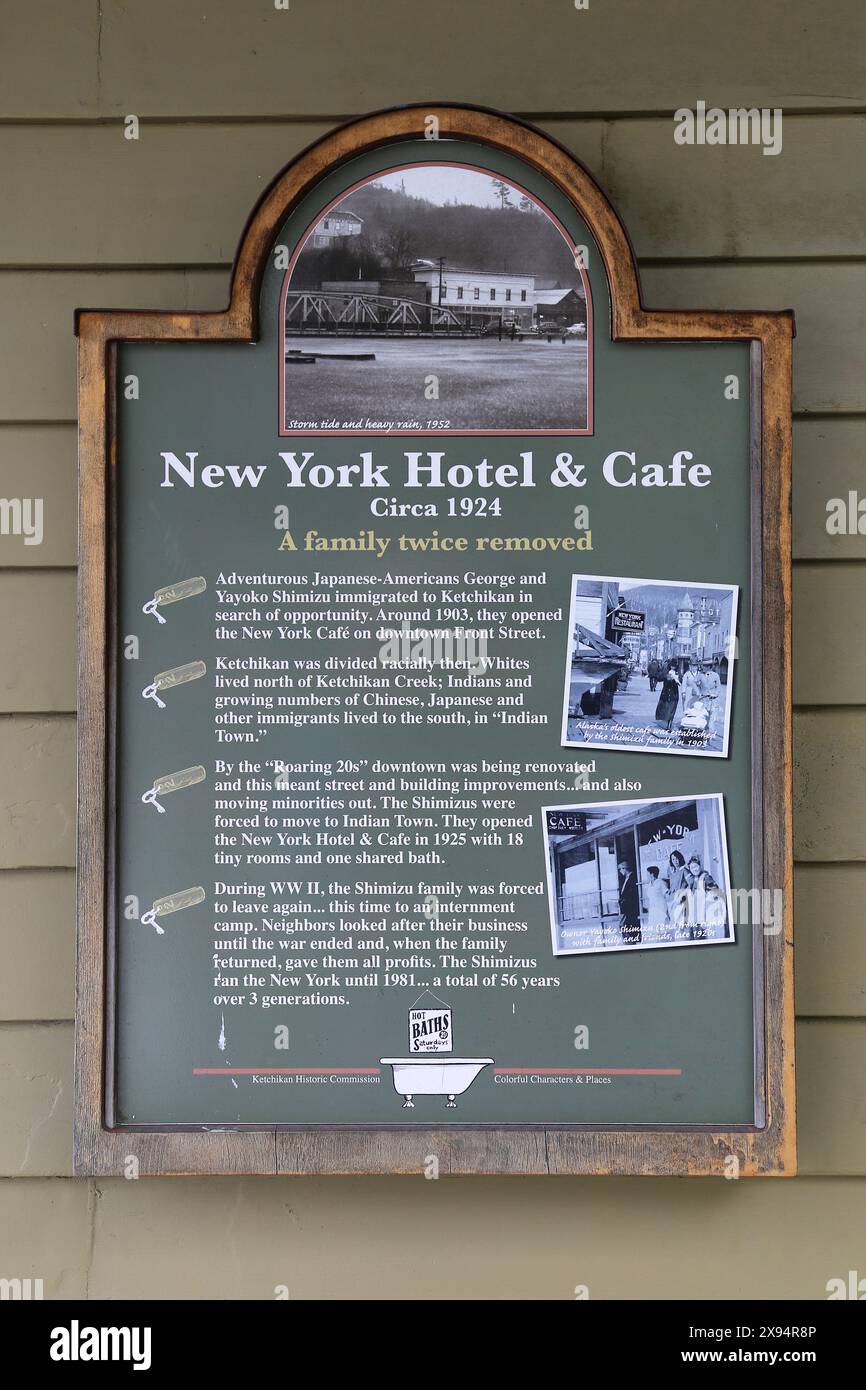 New York Hotel and Cafe, Stedman Street, Ketchikan, Revillagigedo ...