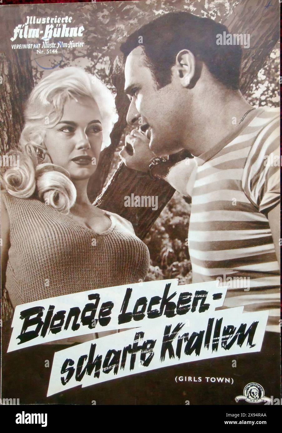 GIRLS TOWN 005 - Vintage German Movie Poster Stock Photo - Alamy