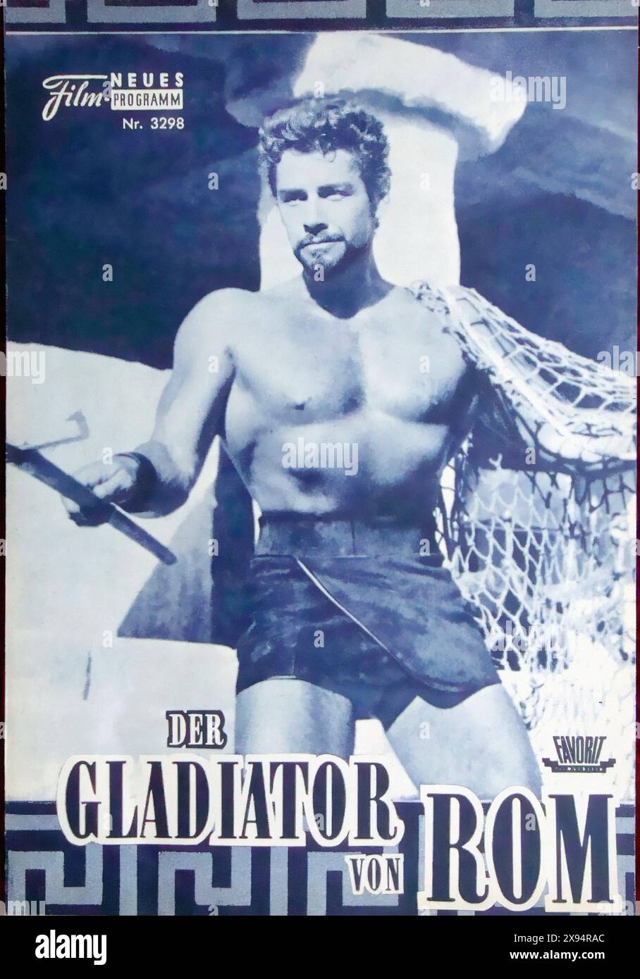 GLADIATOR OF ROME (1962) 019 - Vintage German Movie Poster Stock Photo ...