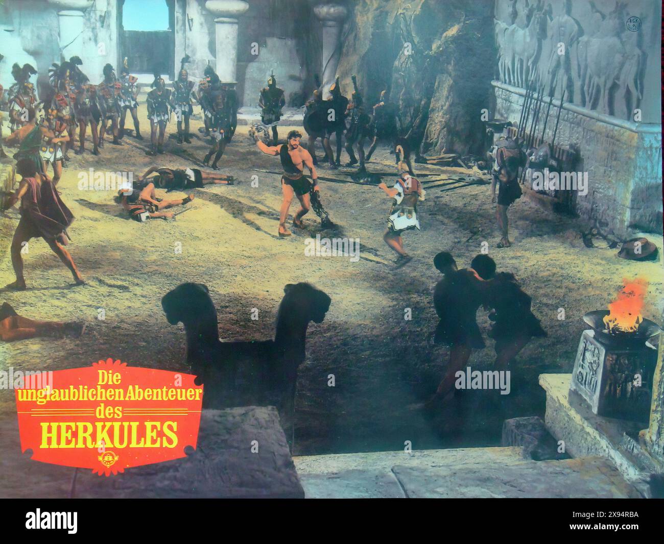 HERCULES (1958) 019 - Vintage German Movie Poster Stock Photo - Alamy