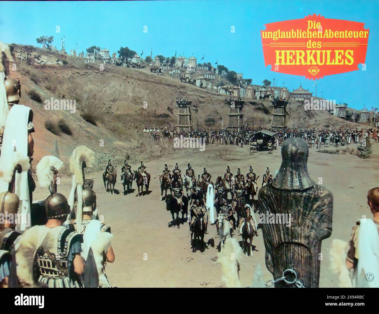 HERCULES (1958) 022 - Vintage German Movie Poster Stock Photo - Alamy