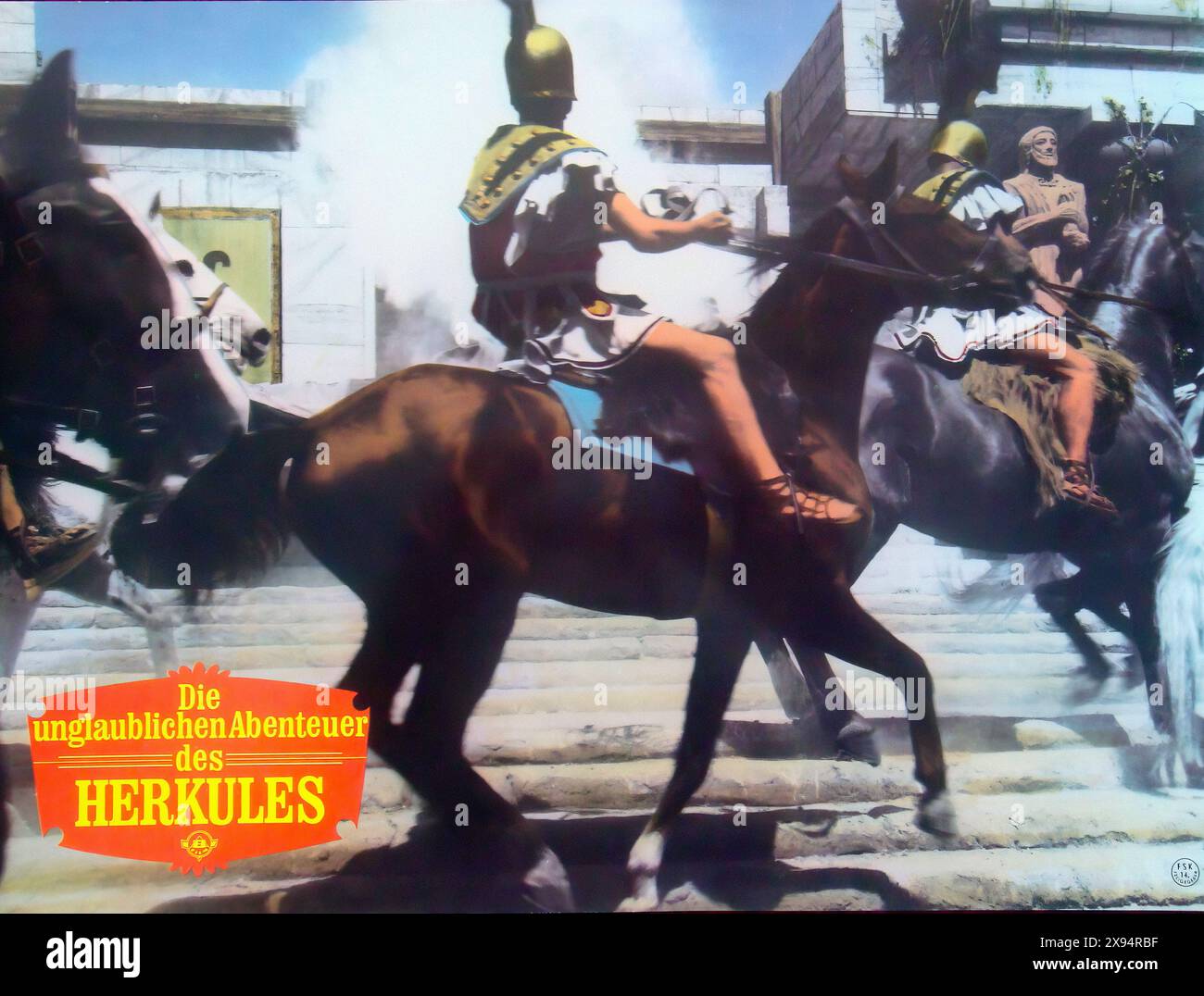 HERCULES (1958) 026 - Vintage German Movie Poster Stock Photo - Alamy