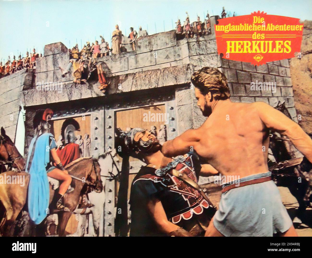 HERCULES (1958) 034 - Vintage German Movie Poster Stock Photo - Alamy