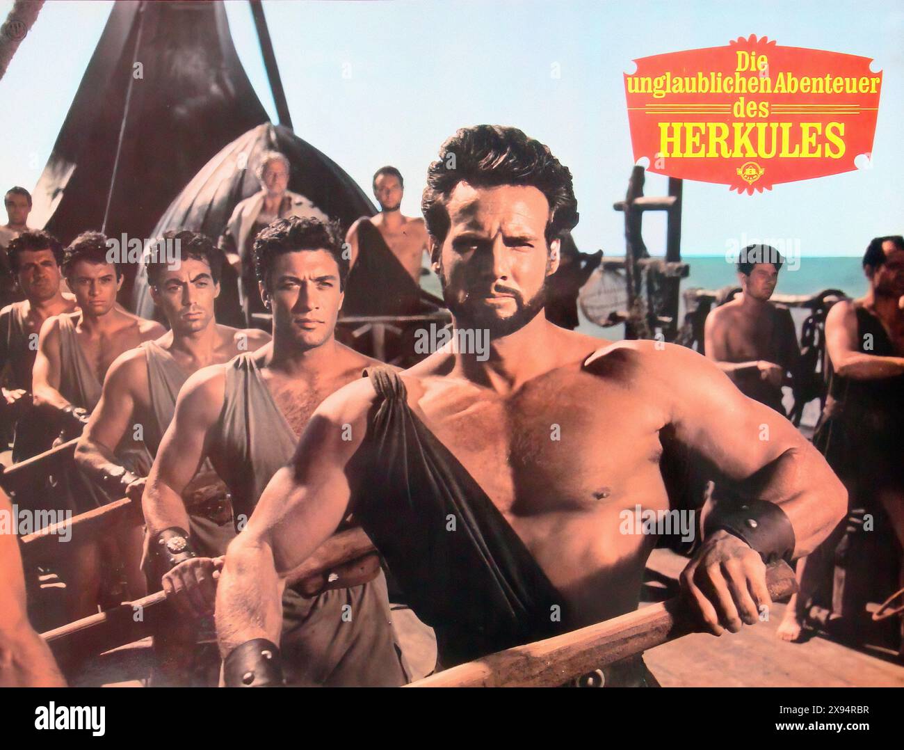 HERCULES (1958) 029 - Vintage German Movie Poster Stock Photo - Alamy
