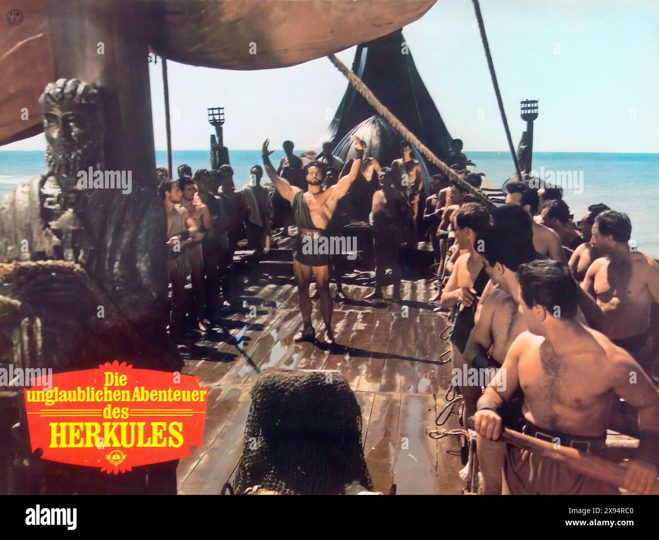 HERCULES (1958) 031 - Vintage German Movie Poster Stock Photo - Alamy