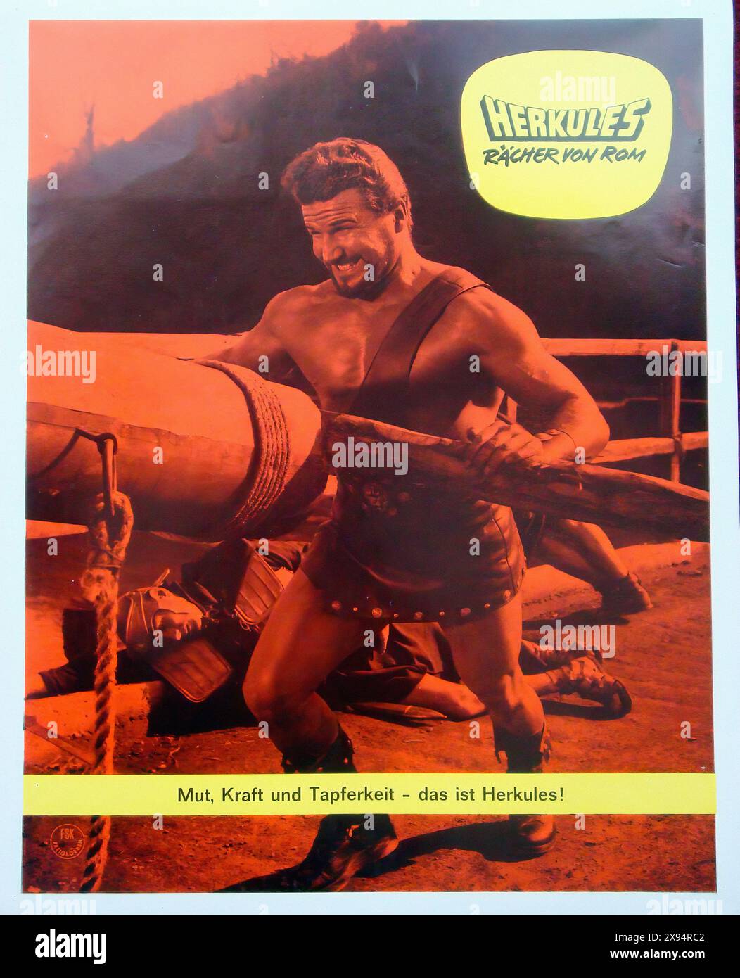 HERCULES AGAINST ROME (1964) 008 - Vintage German Movie Poster Stock ...