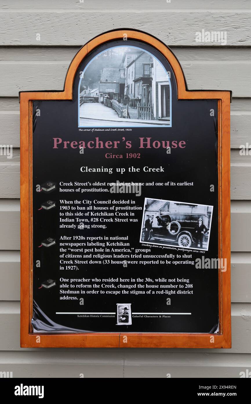 Preacher’s House, Creek Street, Ketchikan, Revillagigedo Island ...