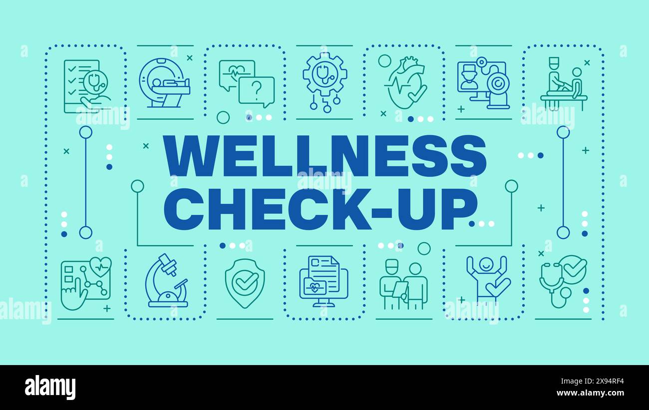 Wellness checkup Stock Vector Images - Alamy
