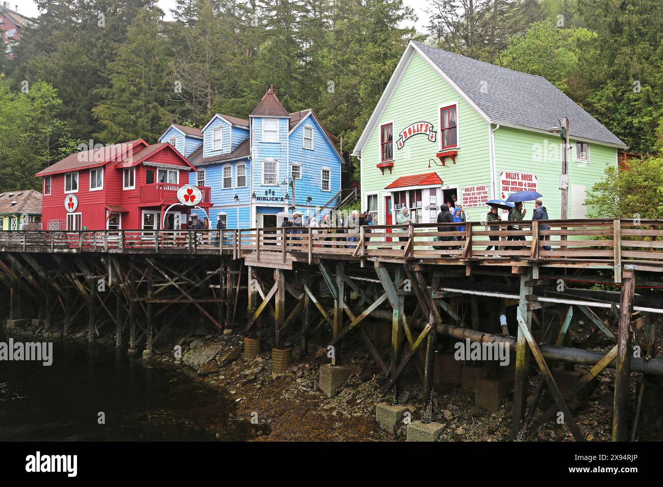 Dolly’s House, Creek Street, Ketchikan, Revillagigedo Island, Clarence ...