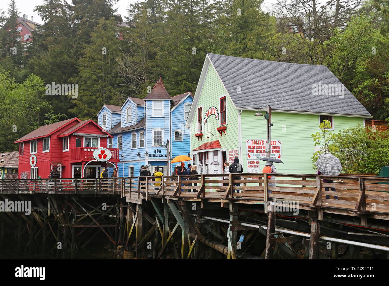 Dolly’s House, Creek Street, Ketchikan, Revillagigedo Island, Clarence ...