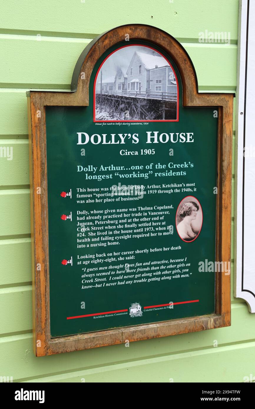 Dolly’s House, Creek Street, Ketchikan, Revillagigedo Island, Clarence ...