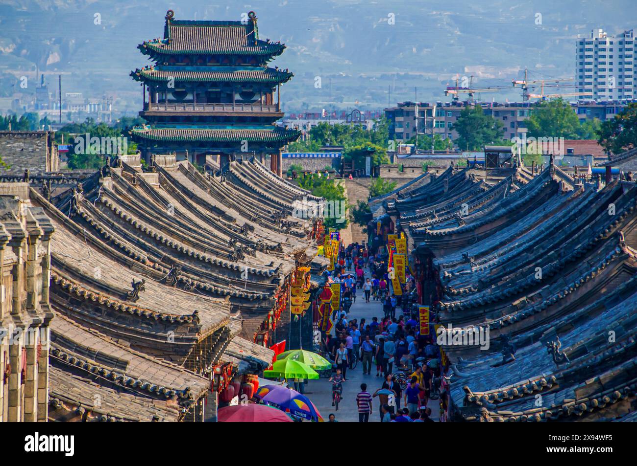 The historic old town of Pingyao (Ping Yao), UNESCO World Heritage Site, Shanxi, China, Asia ...