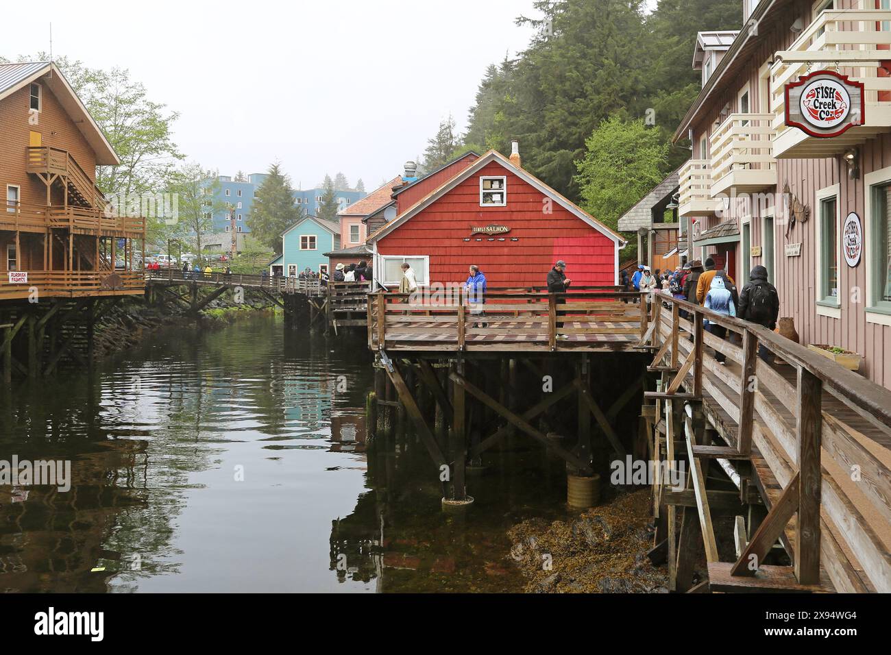 Creek Street Historic Area, Ketchikan, Revillagigedo Island, Clarence ...