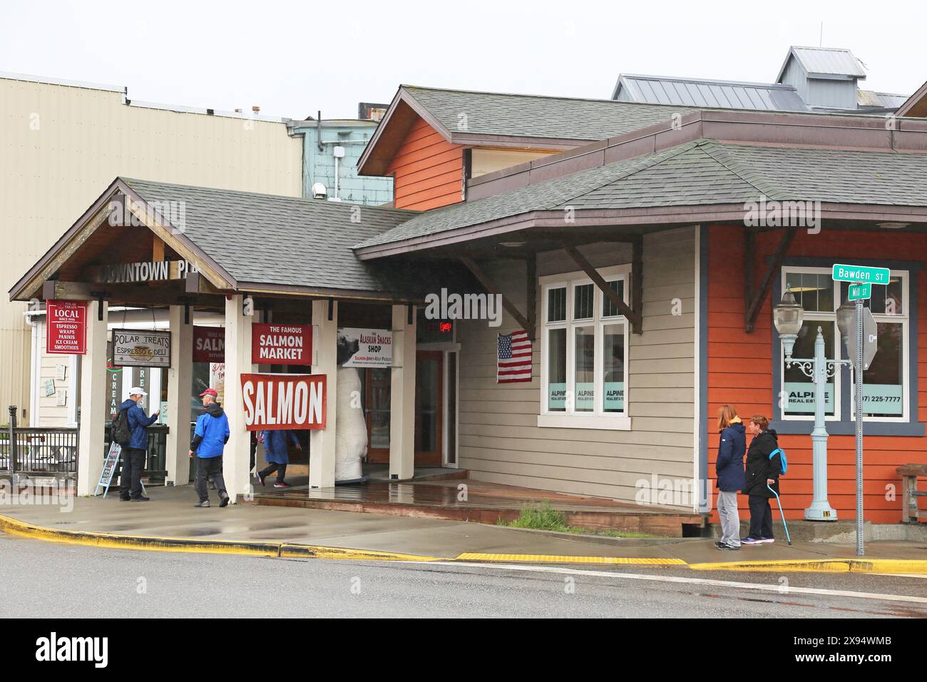 Salmon Market, Mill Street, Ketchikan, Revillagigedo Island, Clarence ...