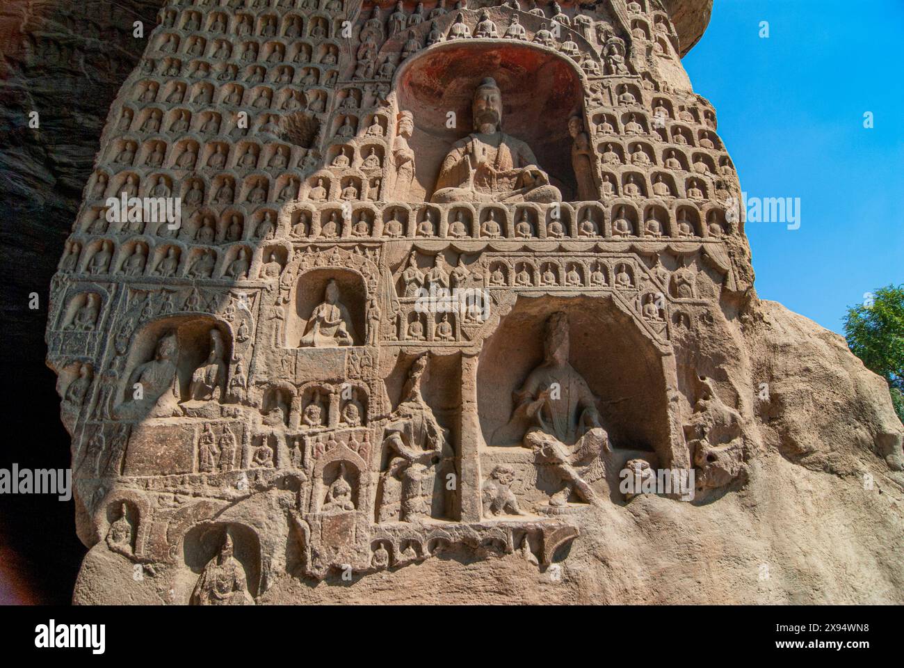 The Yungang Grottoes, ancient Buddhist temple grottoes, UNESCO World ...