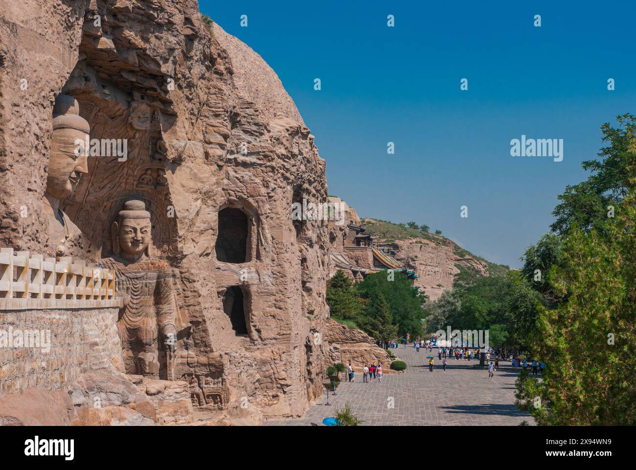 The Yungang Grottoes, ancient Buddhist temple grottoes, UNESCO World ...