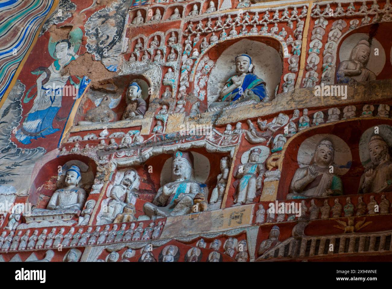 The Yungang Grottoes, ancient Buddhist temple grottoes, UNESCO World ...