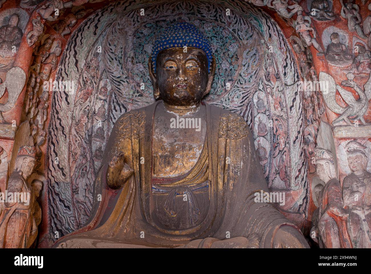The Yungang Grottoes, ancient Buddhist temple grottoes, UNESCO World ...