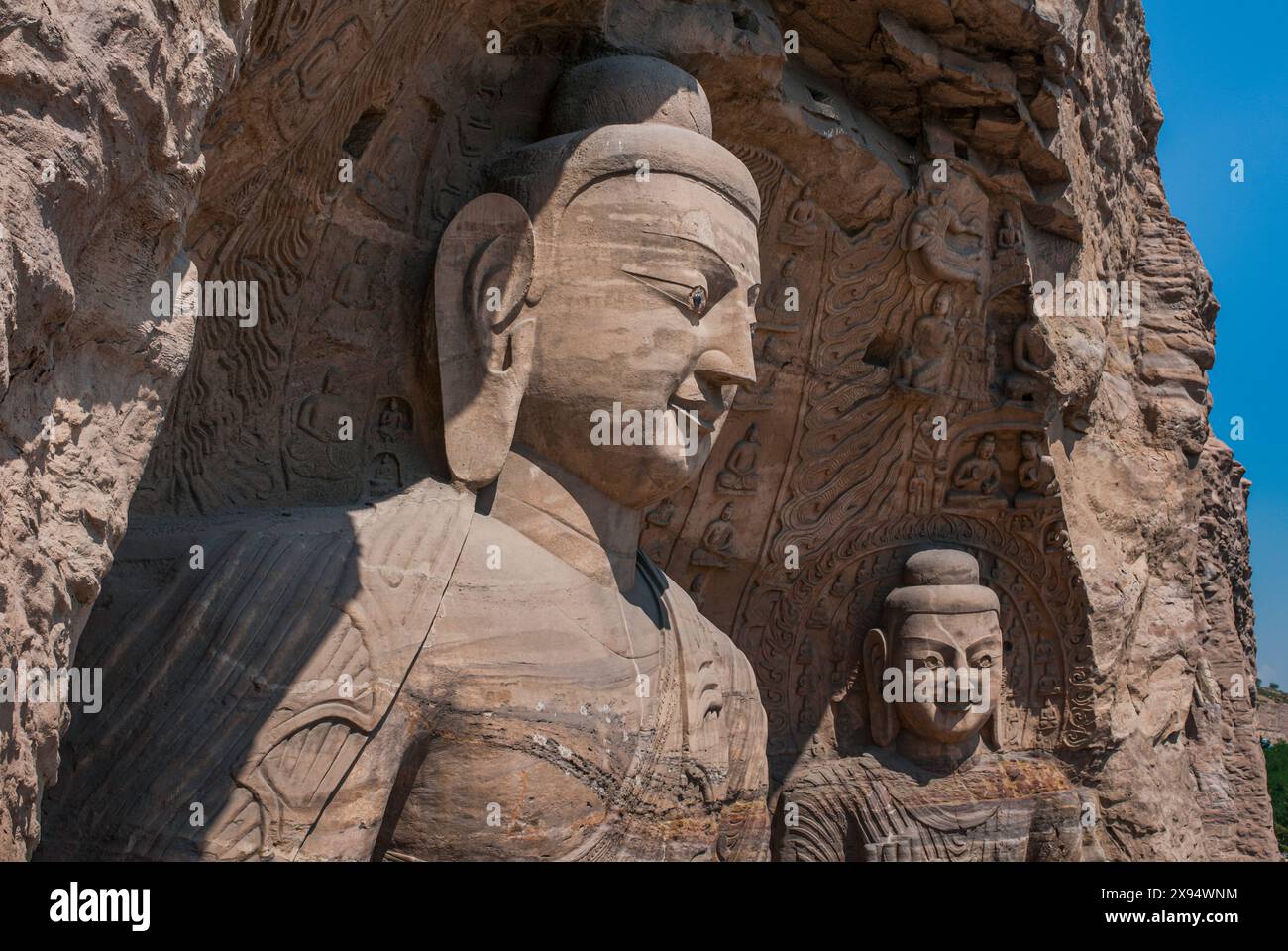 The Yungang Grottoes, ancient Buddhist temple grottoes, UNESCO World ...