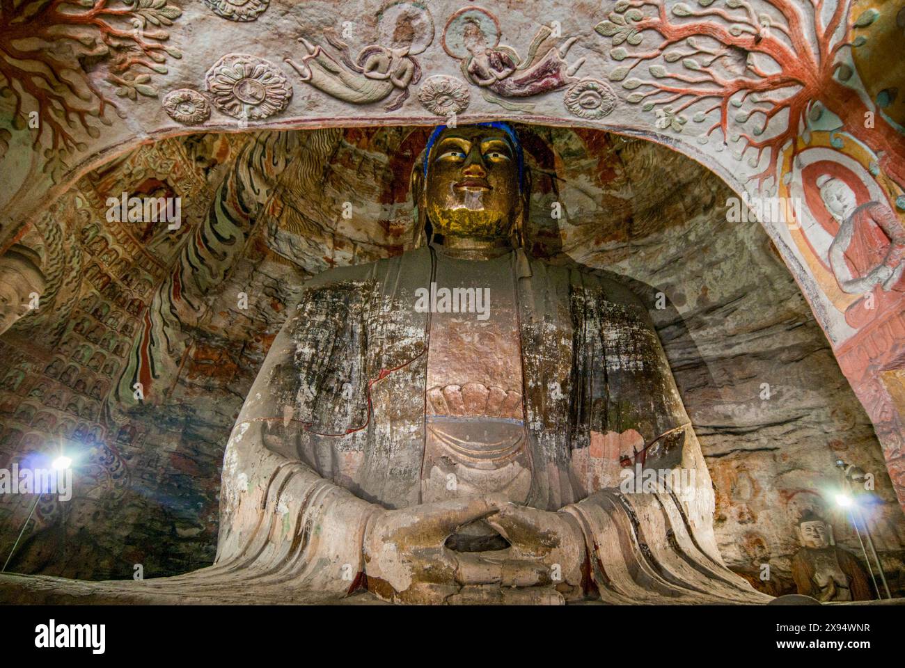 The Yungang Grottoes, ancient Buddhist temple grottoes, UNESCO World ...