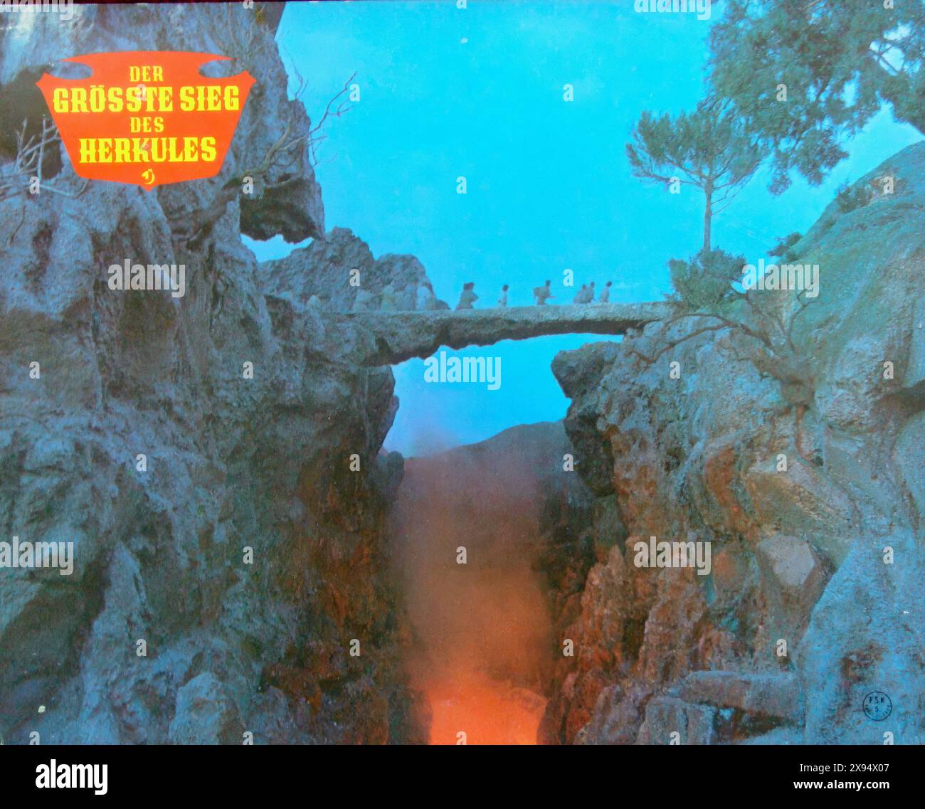 HERCULES THE INVINCIBLE 002 - Vintage German Movie Poster Stock Photo ...