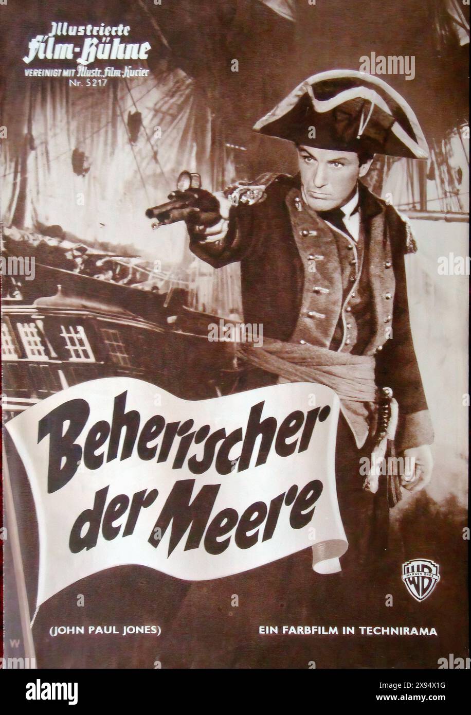 JOHN PAUL JONES 004 - Vintage German Movie Poster Stock Photo - Alamy