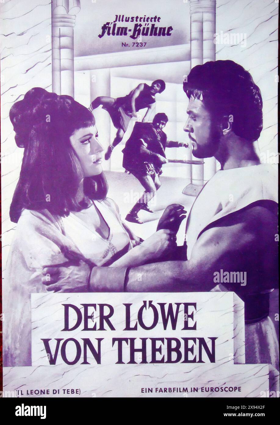 LION OF THEBES, THE (1964) 004 - Vintage German Movie Poster Stock ...