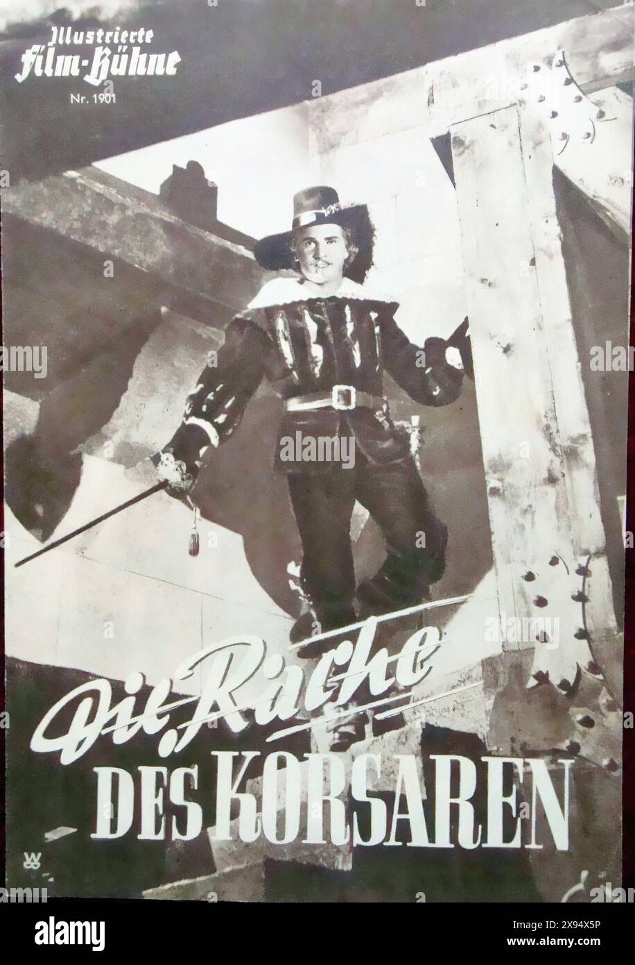 REVENGE OF THE PIRATES - Vintage German Movie Poster Stock Photo - Alamy