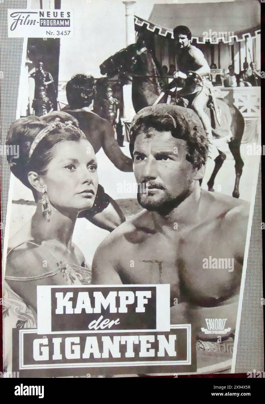 REBEL GLADIATOR, THE (1963) 010 - Vintage German Movie Poster Stock ...