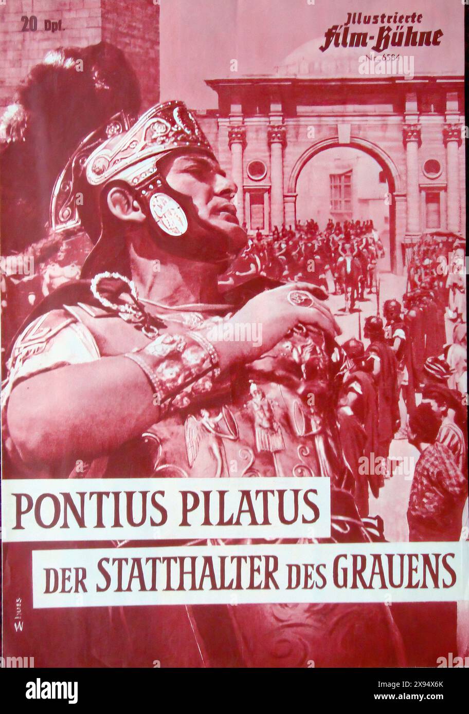 PONTIUS PILATE 001 - Vintage German Movie Poster Stock Photo - Alamy