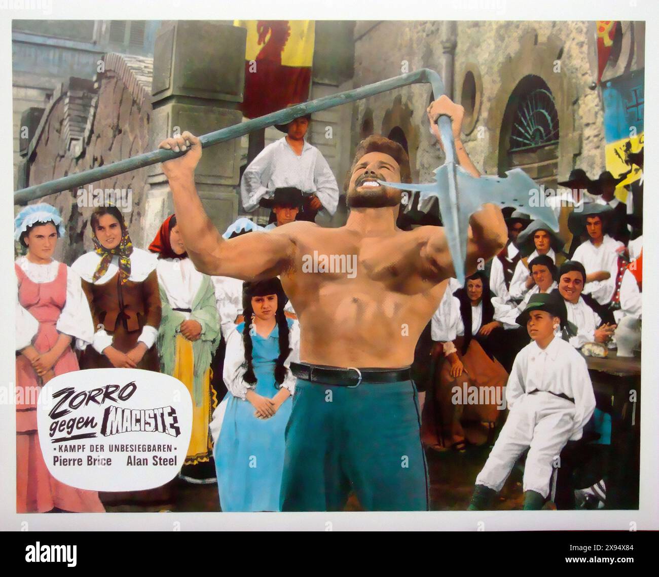 SAMSON AND THE SLAVE QUEEN (1963) 019 - Vintage German Movie Poster ...