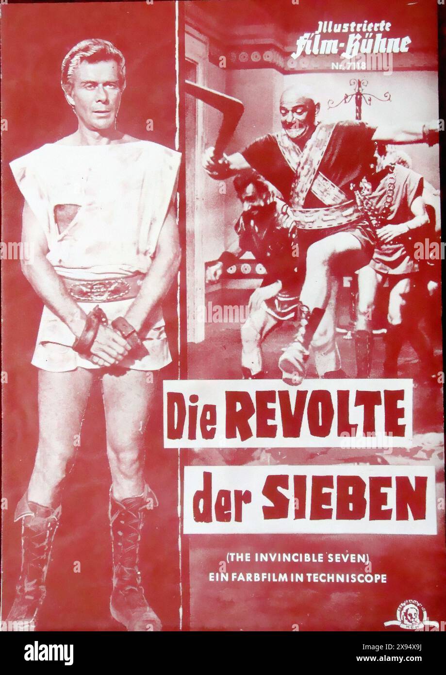 SECRET SEVEN, THE (1964) 014 - Vintage German Movie Poster Stock Photo ...