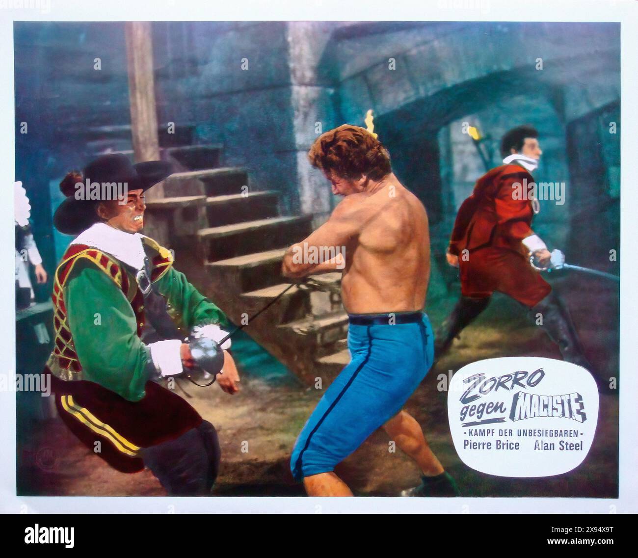 SAMSON AND THE SLAVE QUEEN (1963) 041 - Vintage German Movie Poster ...