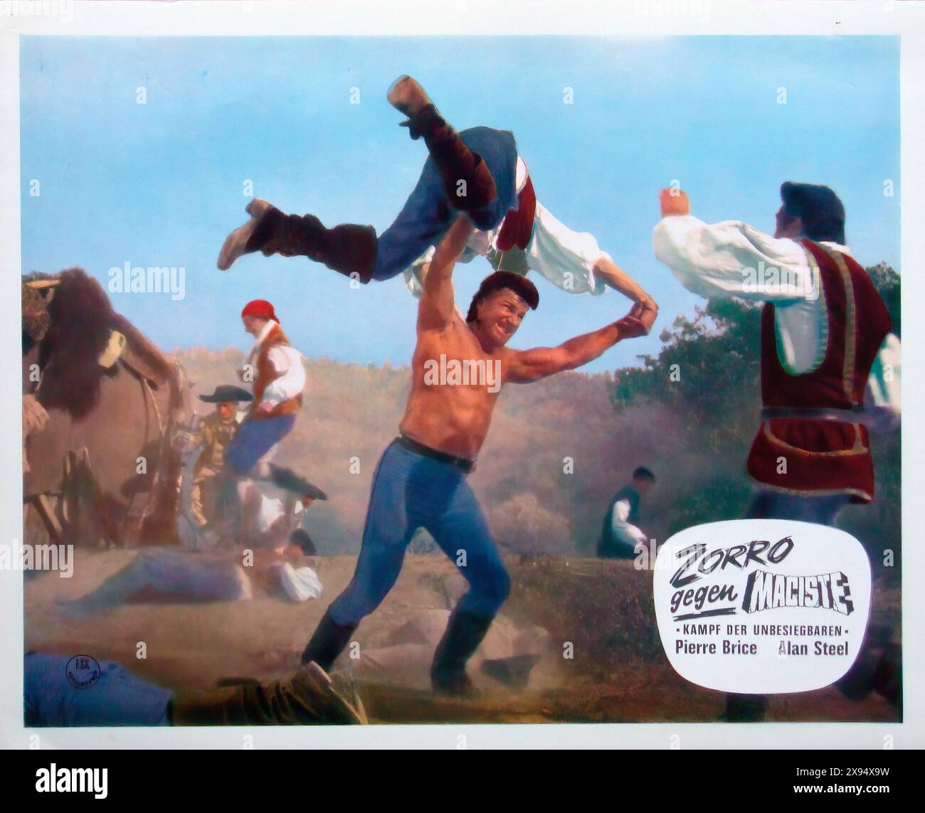 SAMSON AND THE SLAVE QUEEN (1963) 037 - Vintage German Movie Poster ...