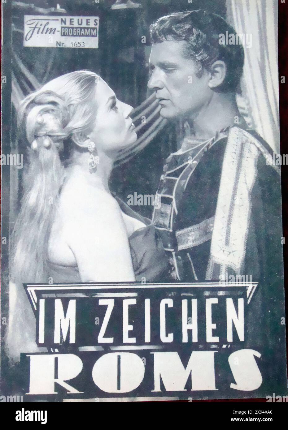SIGN OF THE GLADIATOR 001 - Vintage German Movie Poster Stock Photo - Alamy