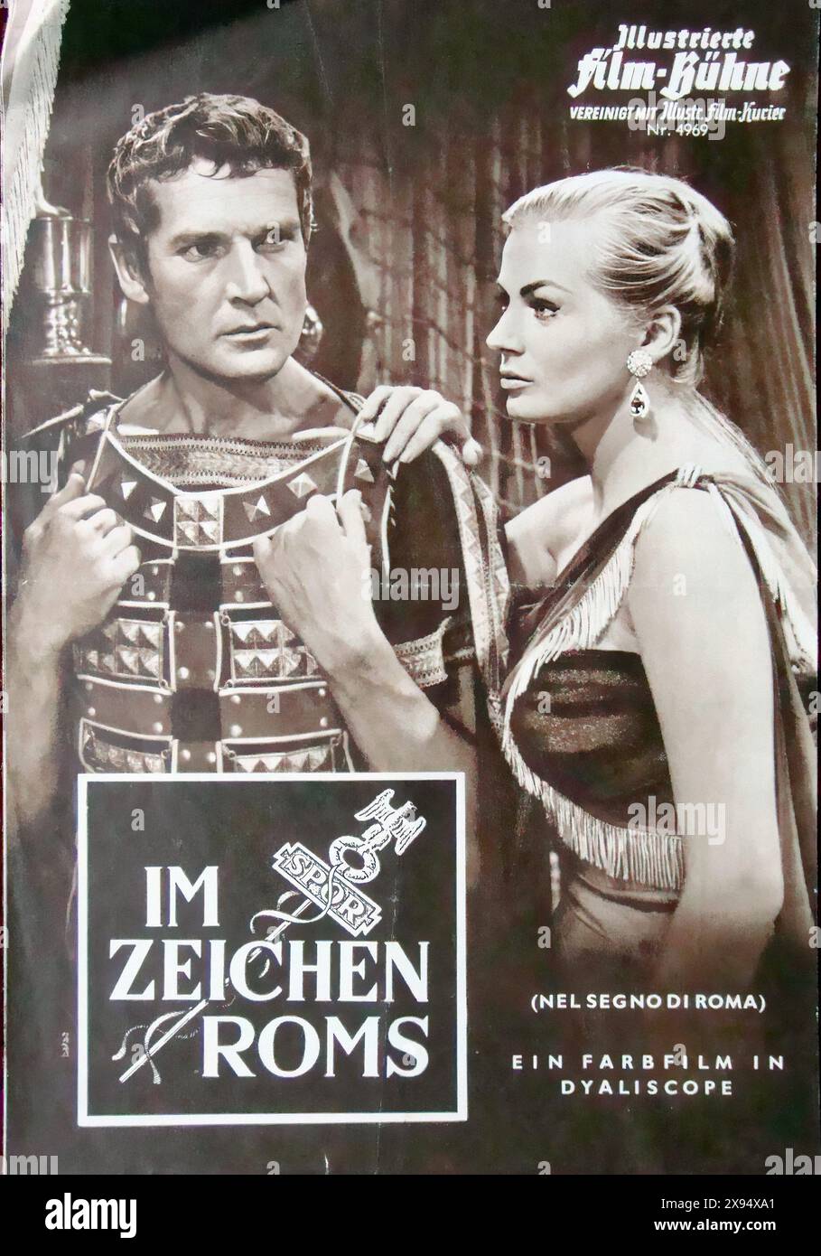 SIGN OF THE GLADIATOR 005 - Vintage German Movie Poster Stock Photo - Alamy