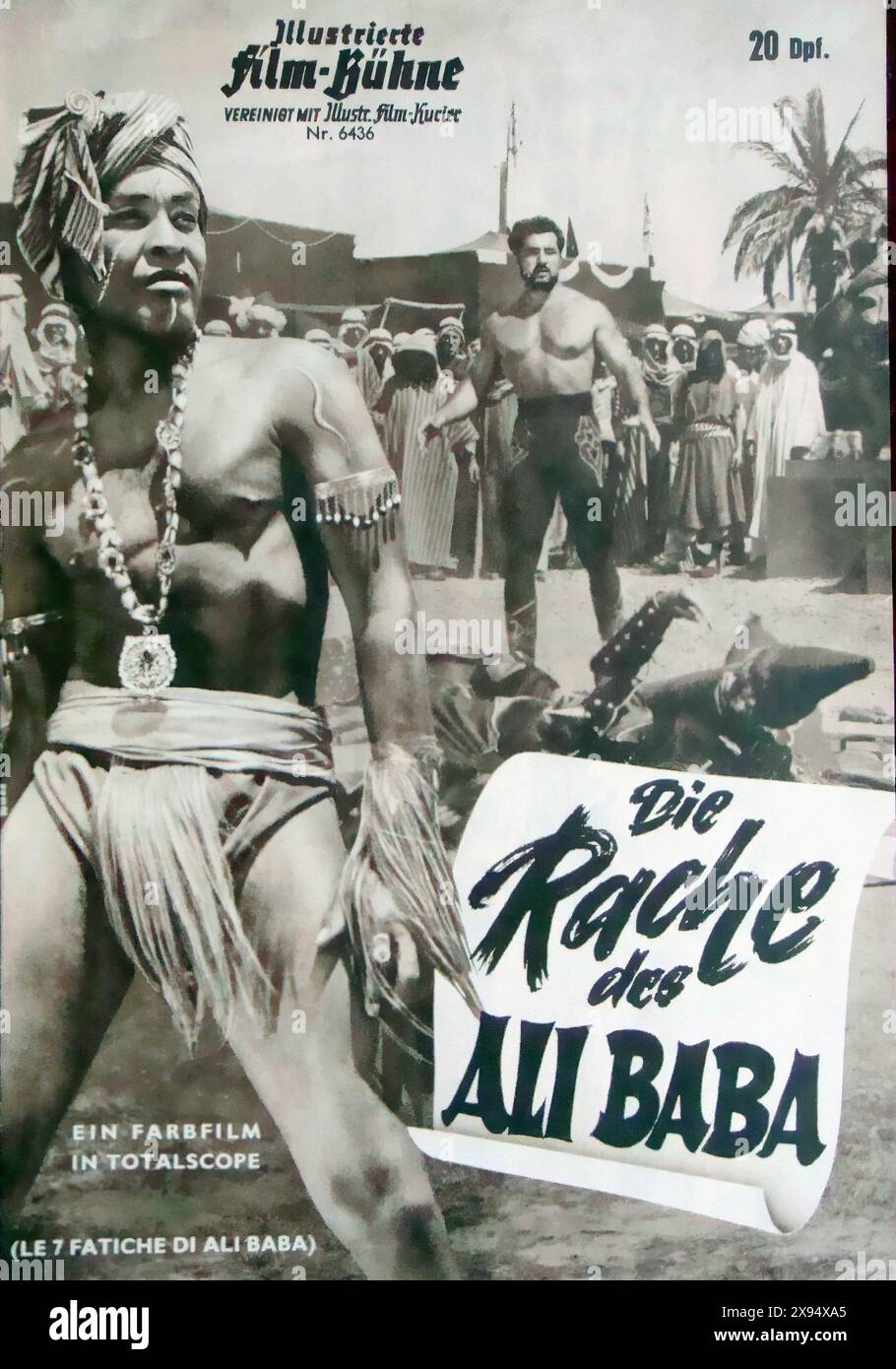 SEVEN TASKS OF ALI BABA, THE (1962) 002 - Vintage German Movie Poster ...