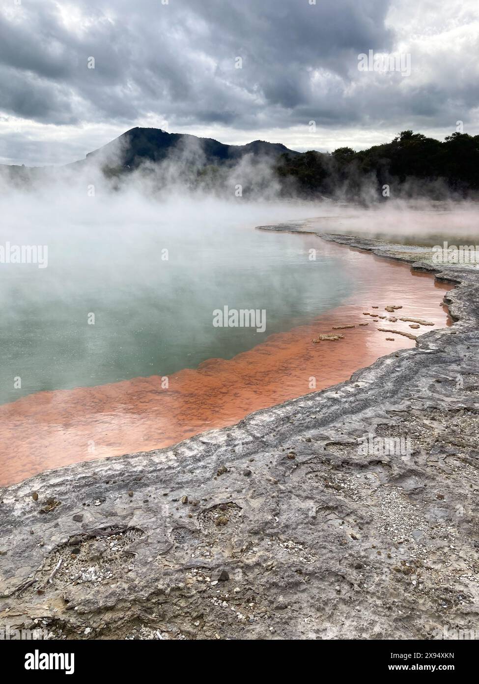 Champagne Pool, geothermal area, Te Puia, Gisborne District, North ...
