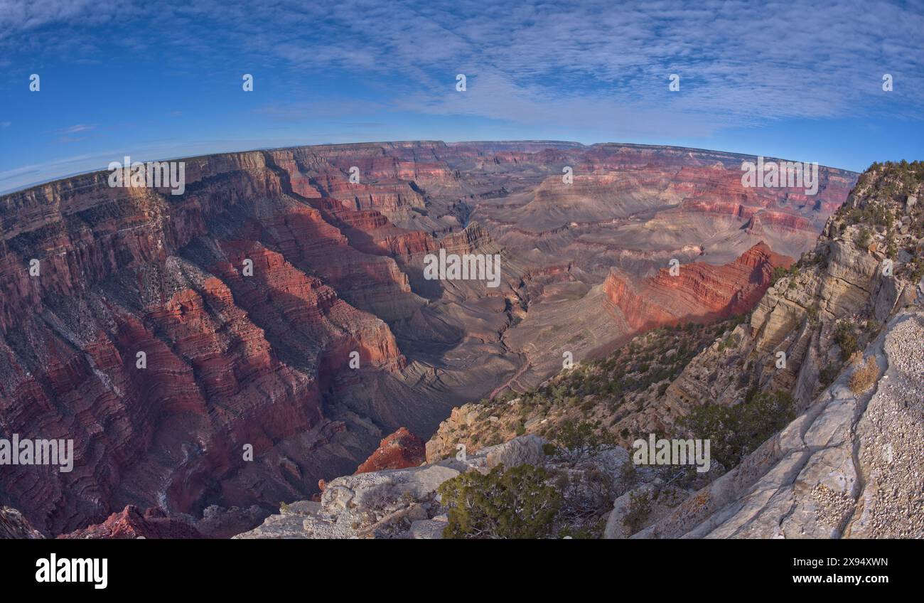 Grand Canyon view from the Great Mohave Wall Overlook, Grand Canyon ...