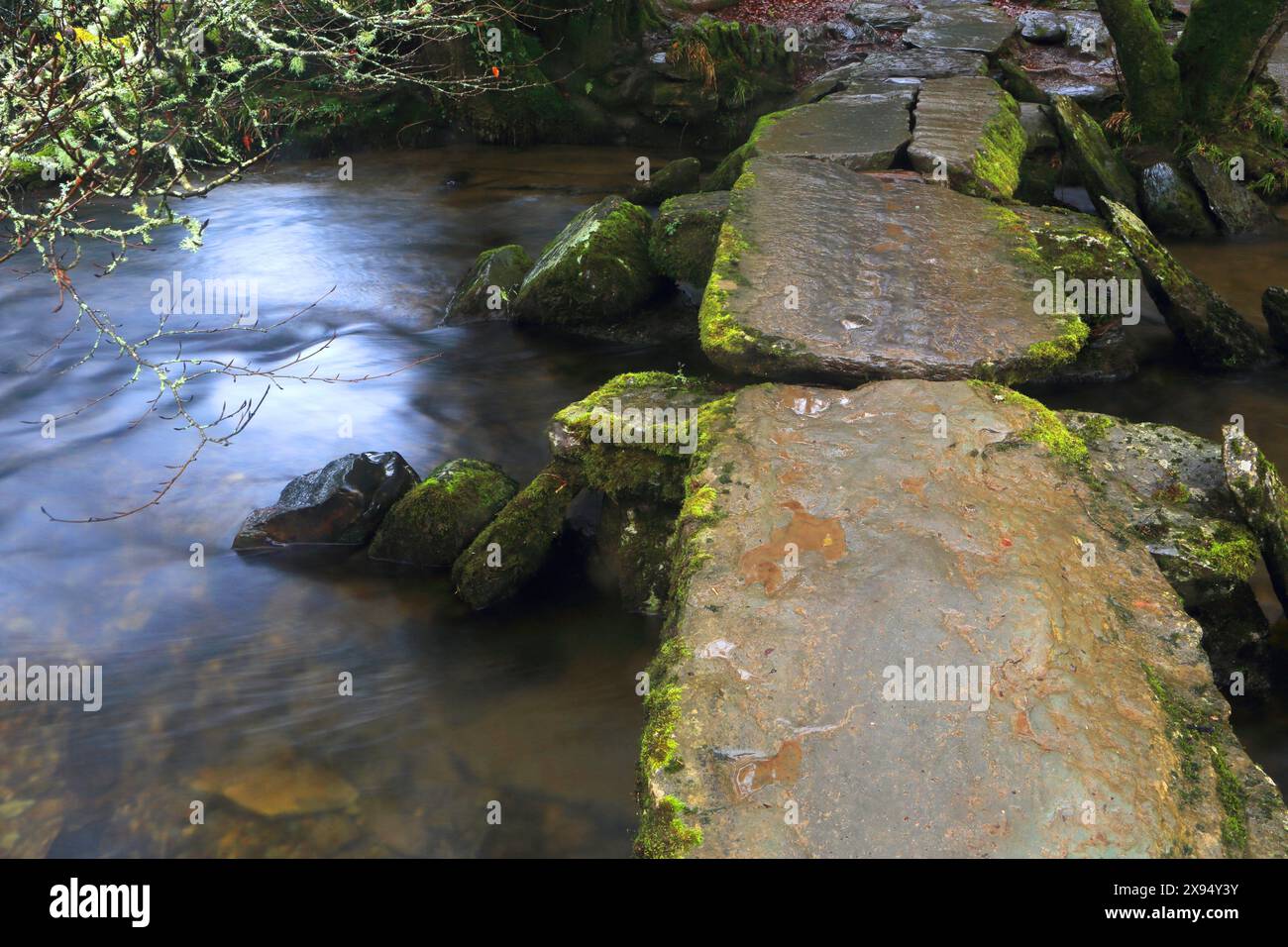 Tarr Steps, Exmoor National Park, Somerset, England, United Kingdom ...
